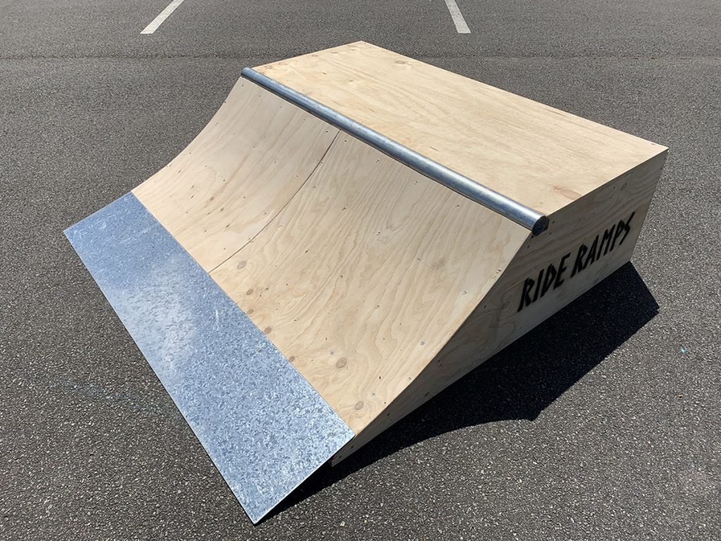 45cm (1.5ft) Ride Quarter Pipe – “The Grom Quarter” – Ride Ramps