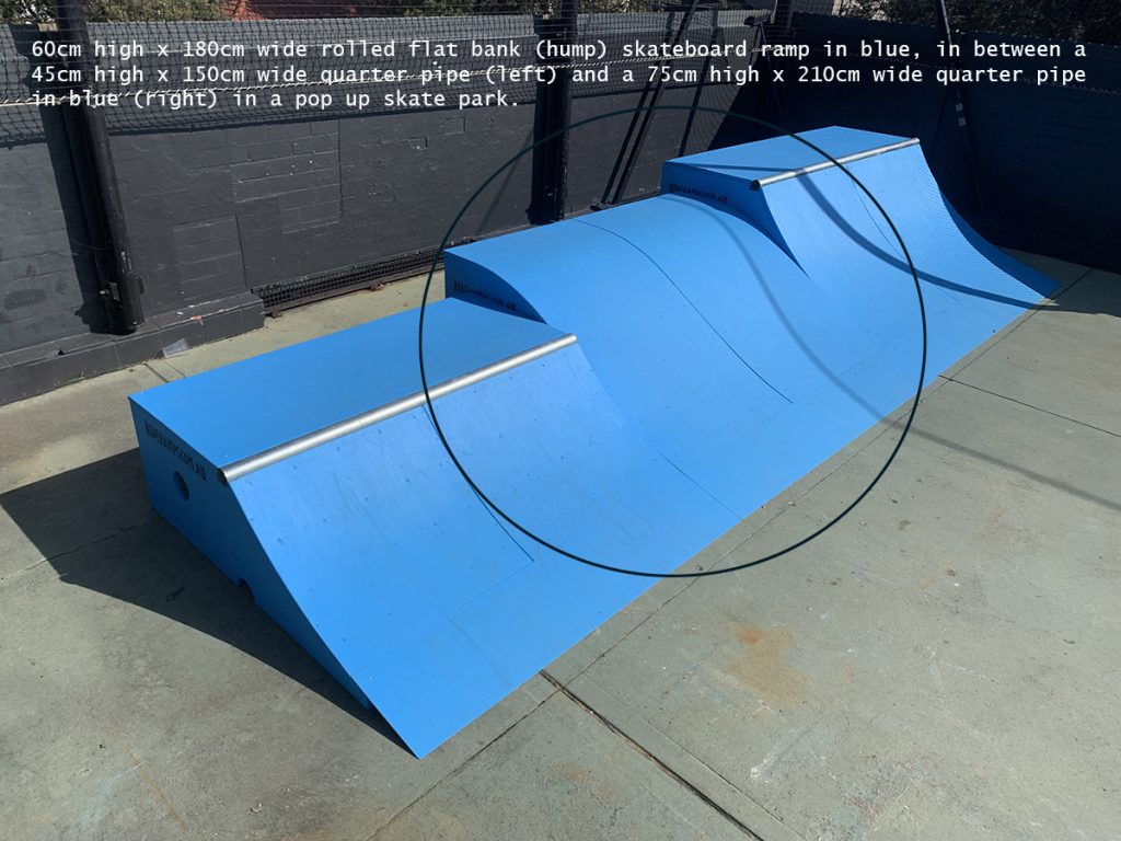 60cm (2ft) Ride Rolled Flat Bank – “The Punk Rolled Flat Bank” – Ride Ramps